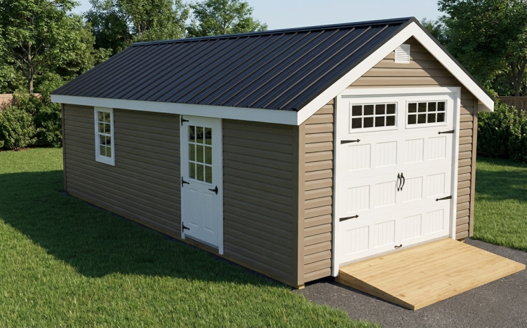 13194 Garage 12×24 – Storage Sheds, Storage barns, Camps, Garages ...